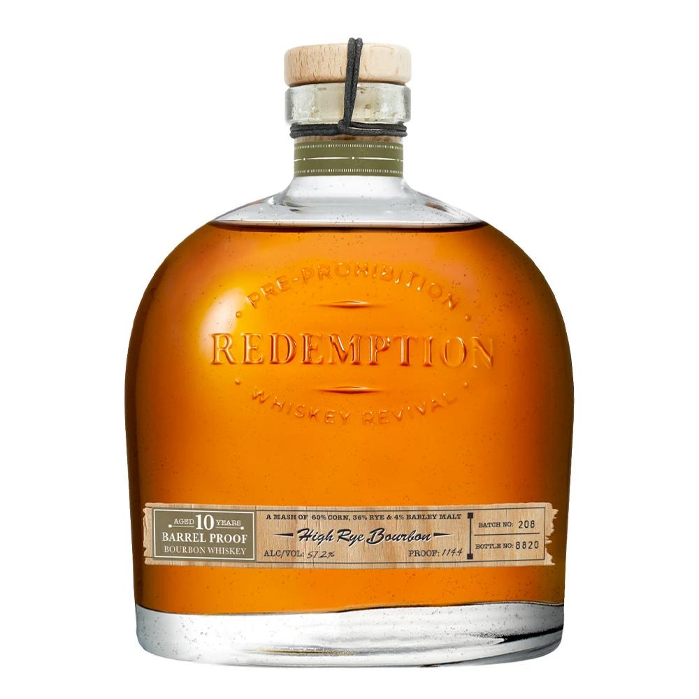 Redemption 10 Year Old Barrel Proof High Rye Bourbon – Whiskey Flavors