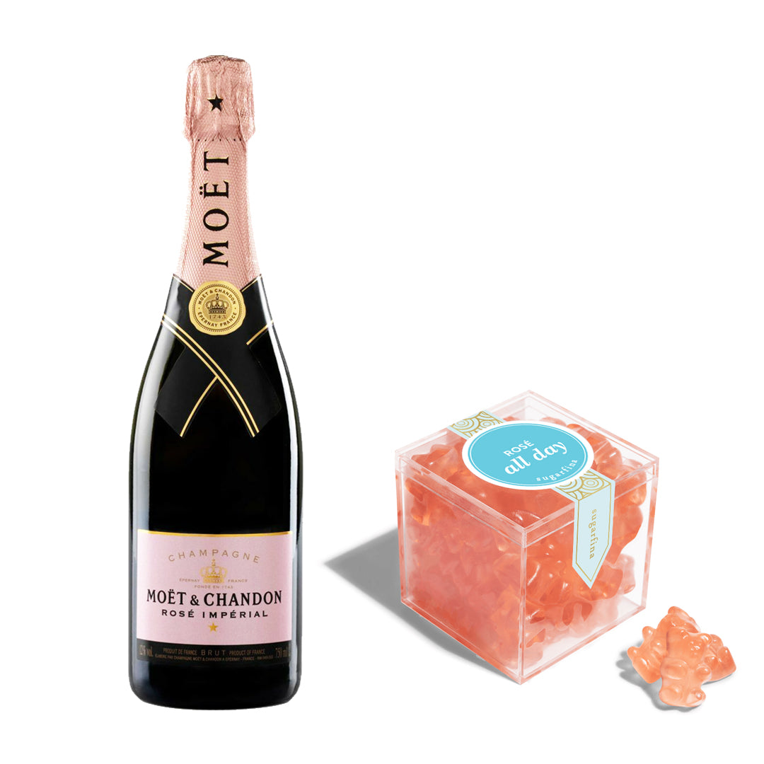 Moet & Chandon Brut Rose X Sugarfina Rose All Day Bears – Whiskey Flavors